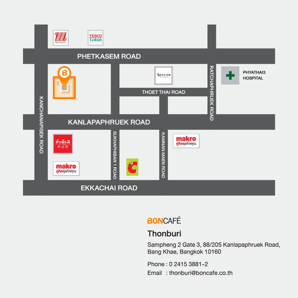 Contact Us - Boncafe (Thailand)